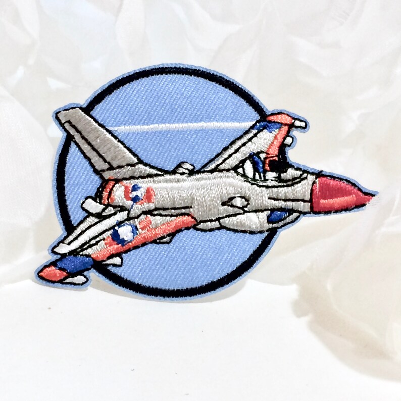 Embroidered IRON ON PATCH Aircraft Fighter Aeroplane Jet Badge - Etsy