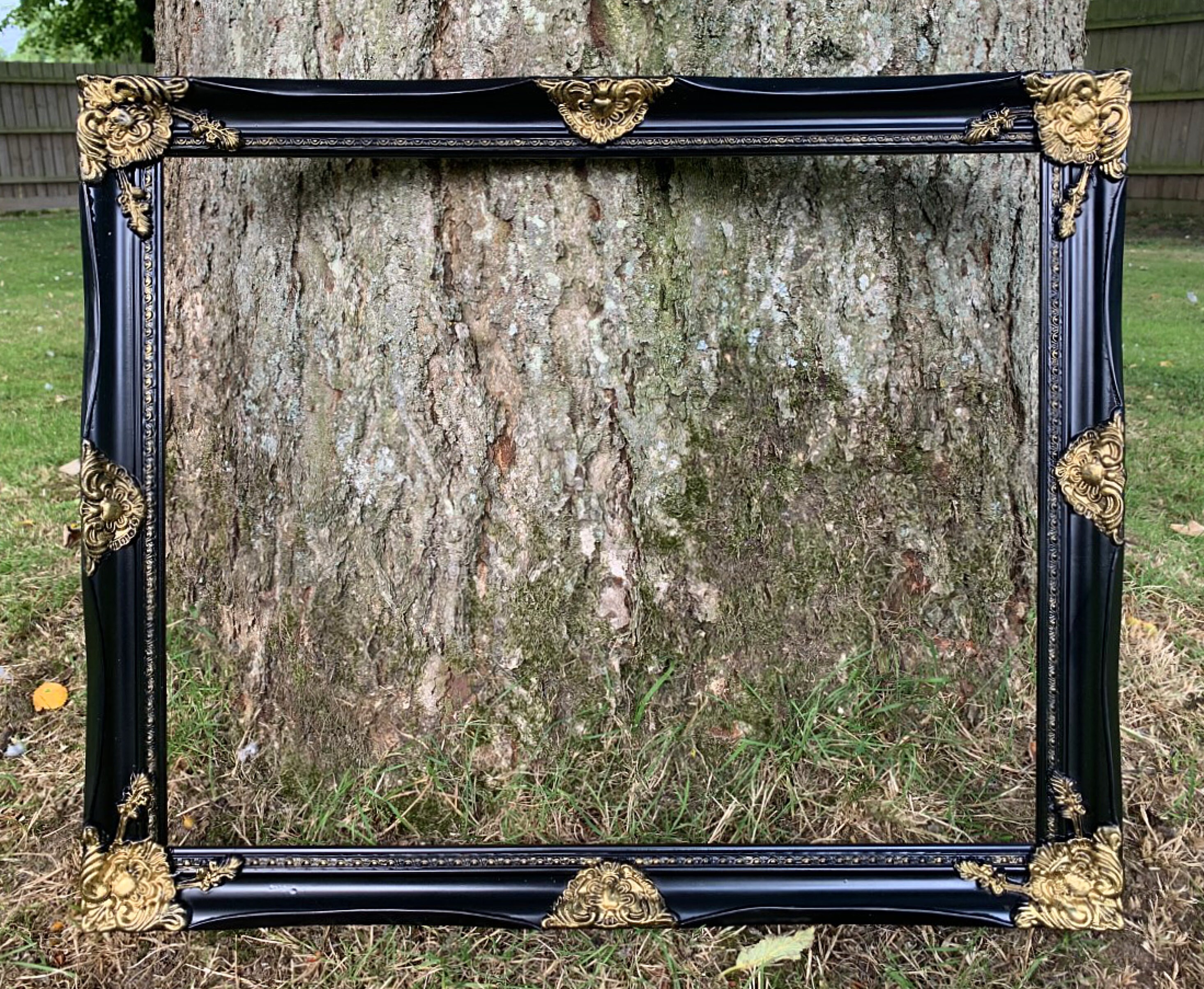 Fine Black & Gold Rococo Gilt Gesso Gallery Frame - Etsy UK