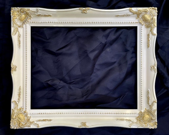 Fine Ornate Rococo Antique White & Gilt Wood and Plaster - Etsy