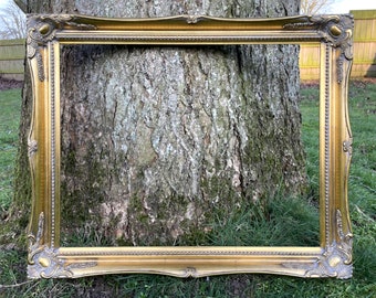 Fine Black & Gold Ornate Rococo Gilt Gesso Gallery Frame | Etsy