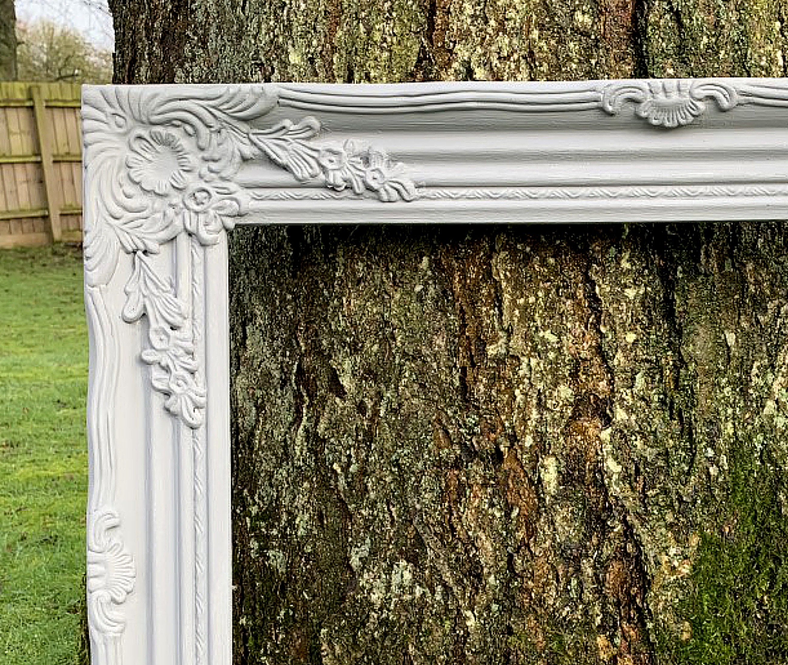 Stylish Ornate Rococo Picture Frame in Flint Grey - Etsy UK