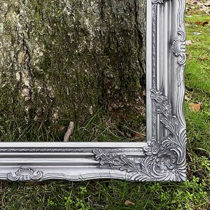 Fine Large Ornate Rococo Antique Silver Gallery Frame - Etsy