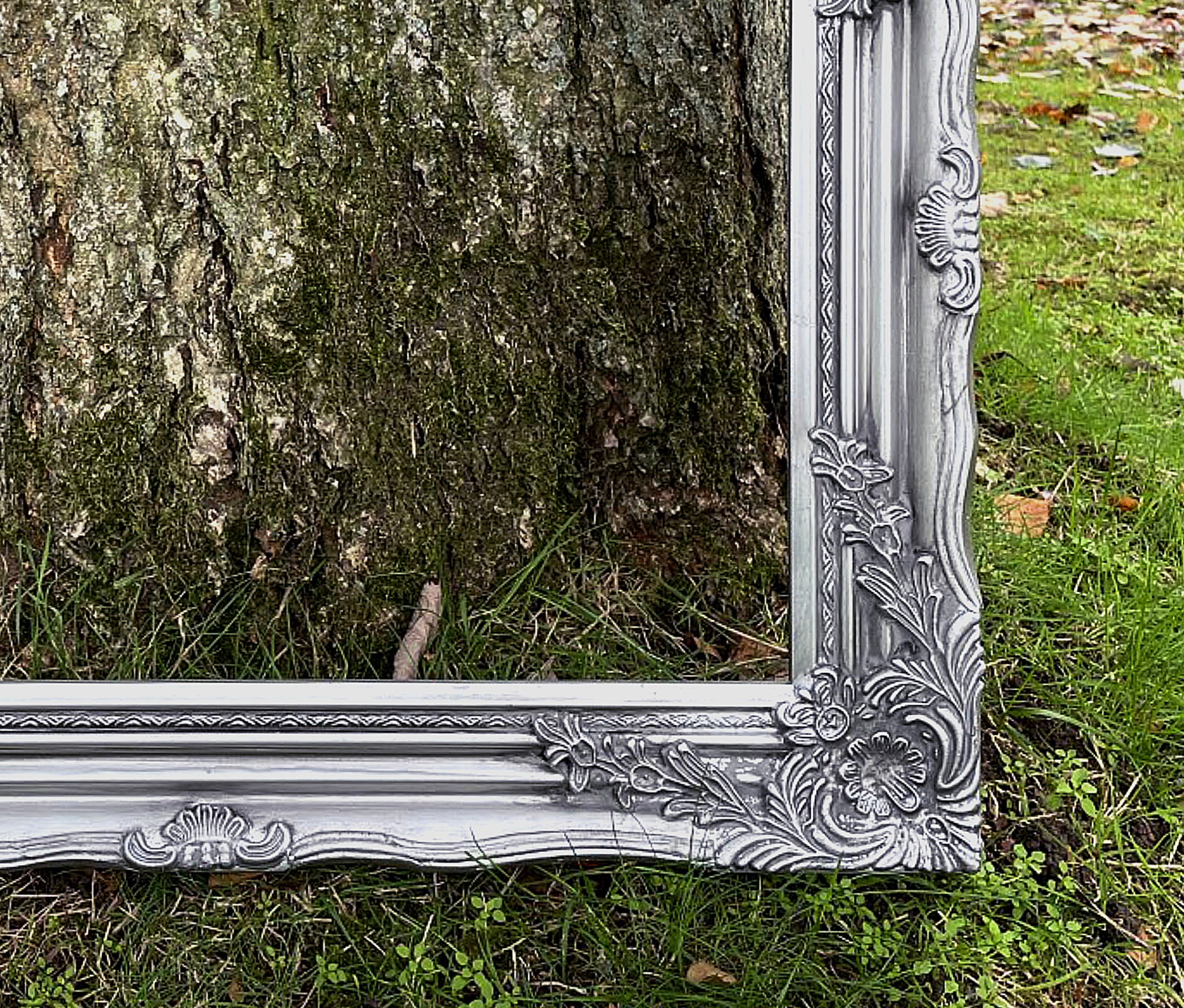 Fine Large Ornate Rococo Antique Silver Gallery Frame | Etsy