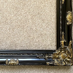 Fine Black & Gold Ornate Rococo Gilt Gesso Gallery Frame - Etsy