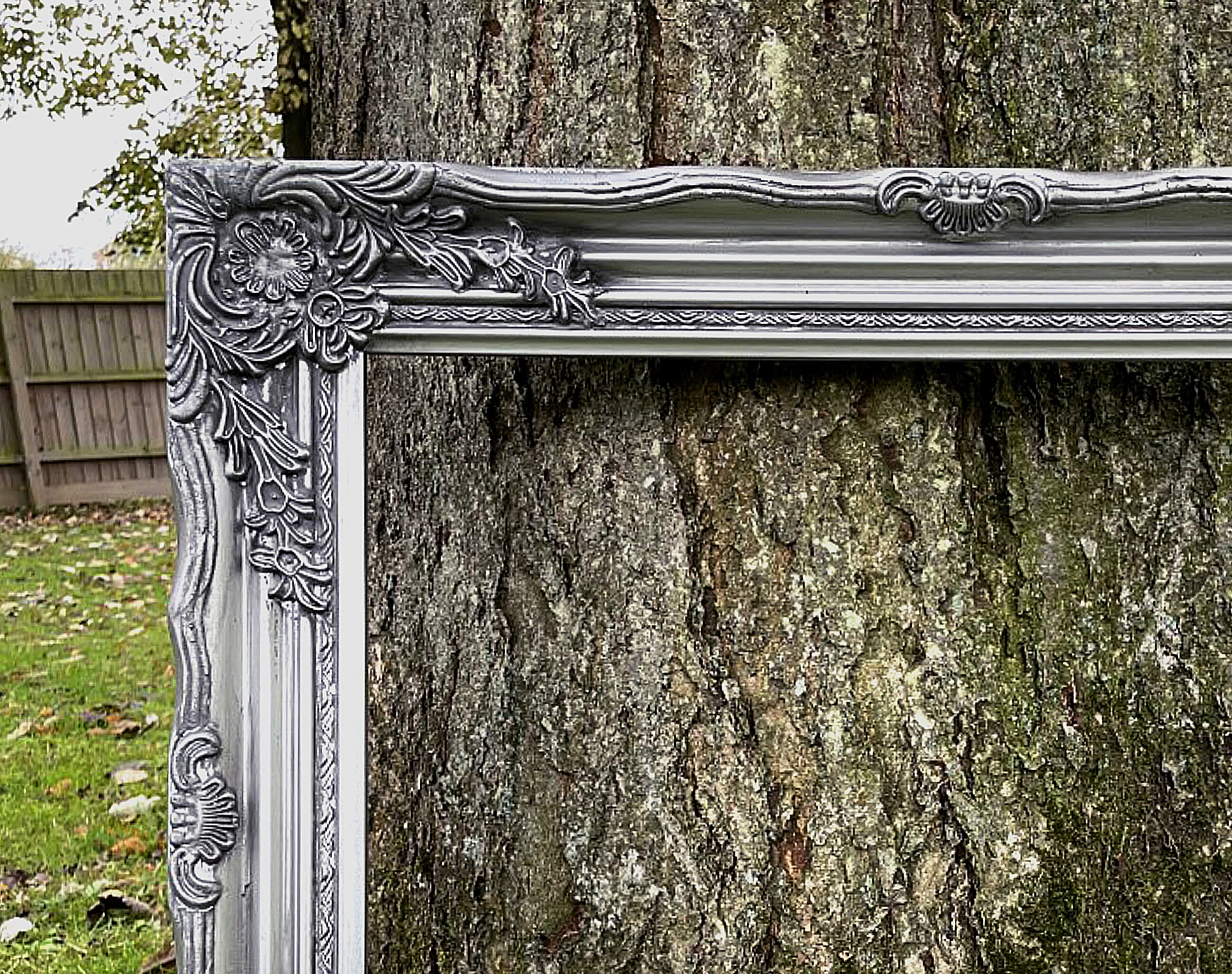 Fine Large Ornate Rococo Antique Silver Gallery Frame | Etsy