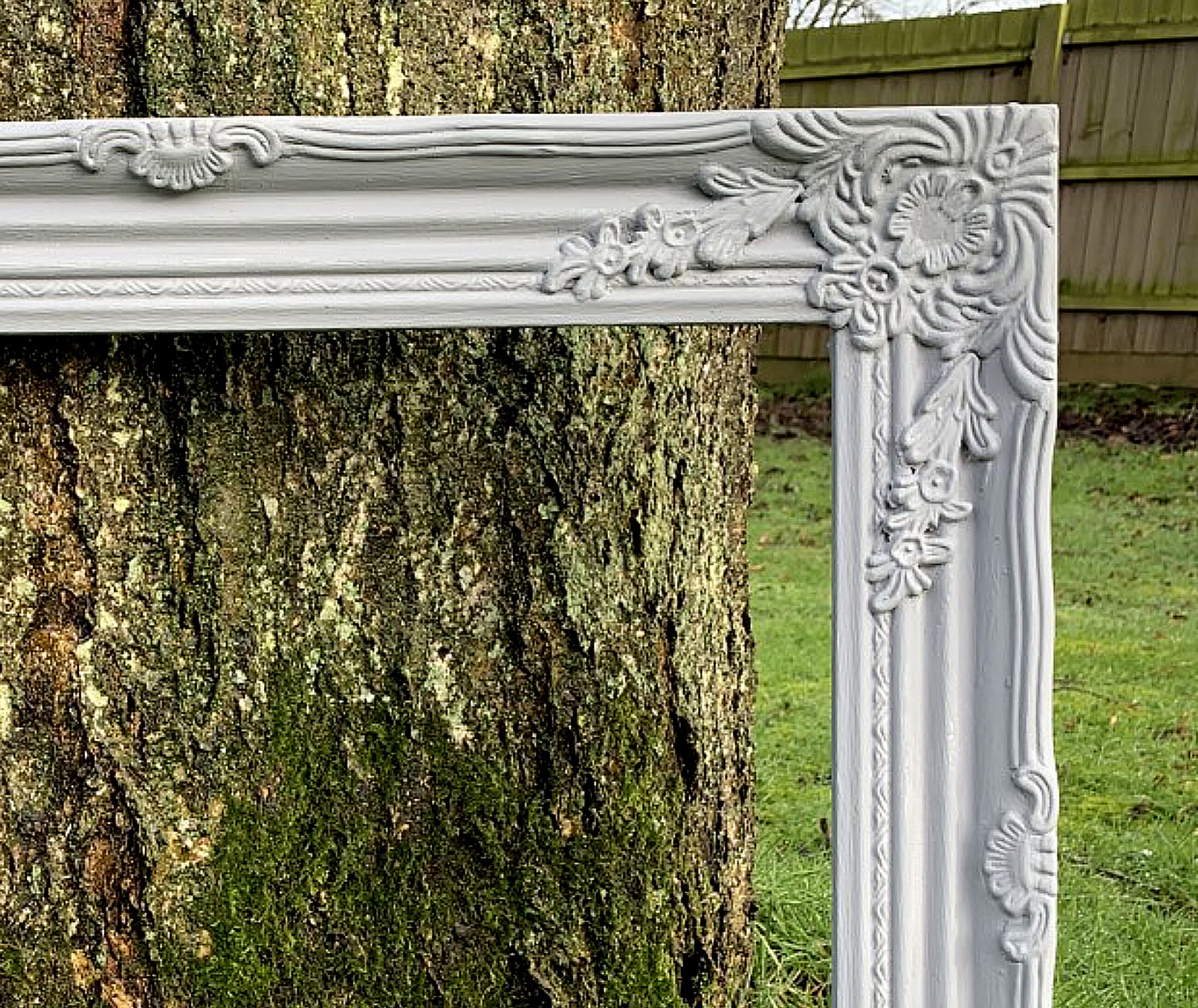 Stylish Ornate Rococo Picture Frame in Flint Grey - Etsy UK