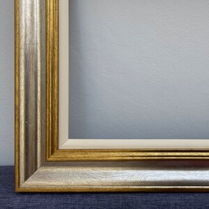 Exquisite Gold & Silver Gilt Wood and Gesso Gallery Frame - Etsy