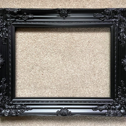 Fine Black & Gold Ornate Rococo Gilt Gesso Gallery Frame - Etsy