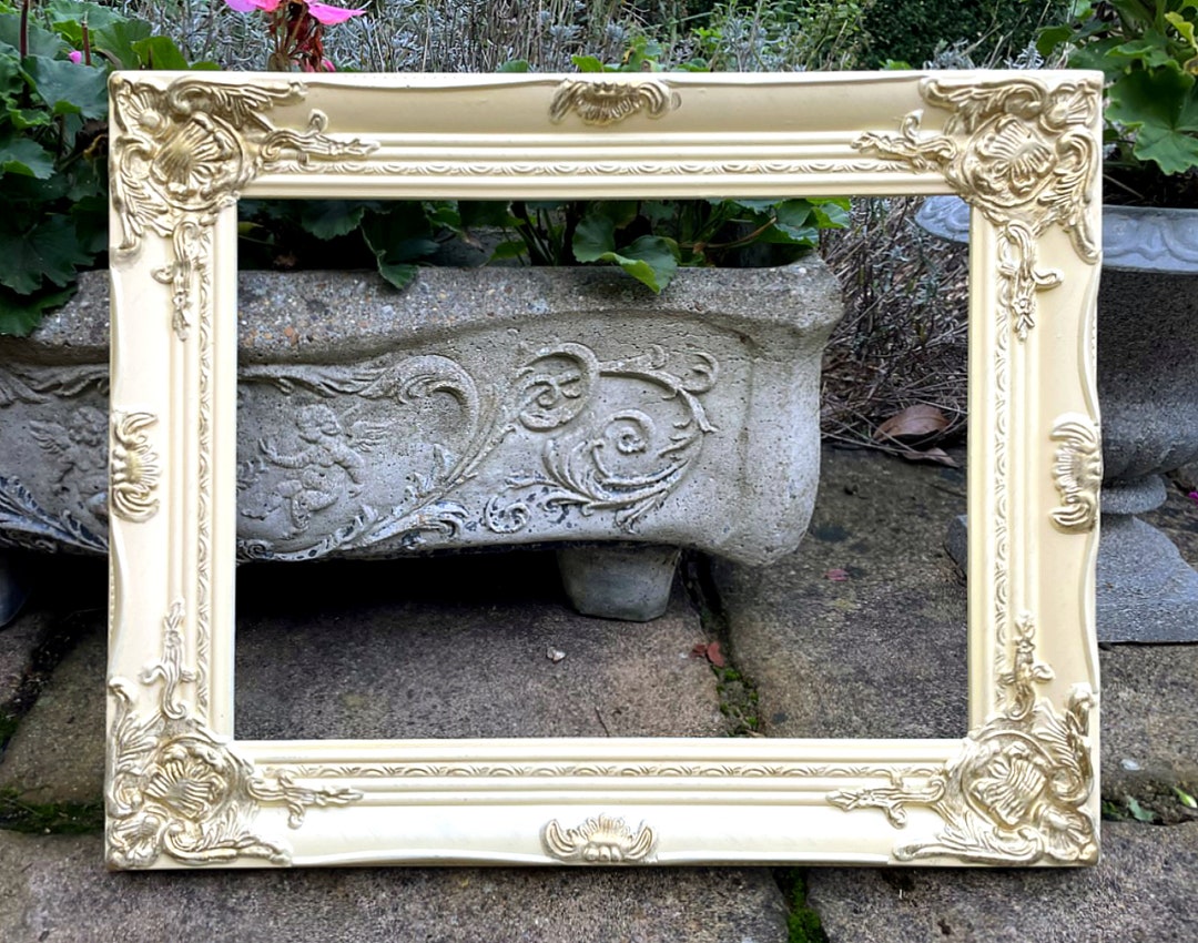 Fine Ornate Rococo Cream/ivory & Gilt Gallery Frame - Etsy