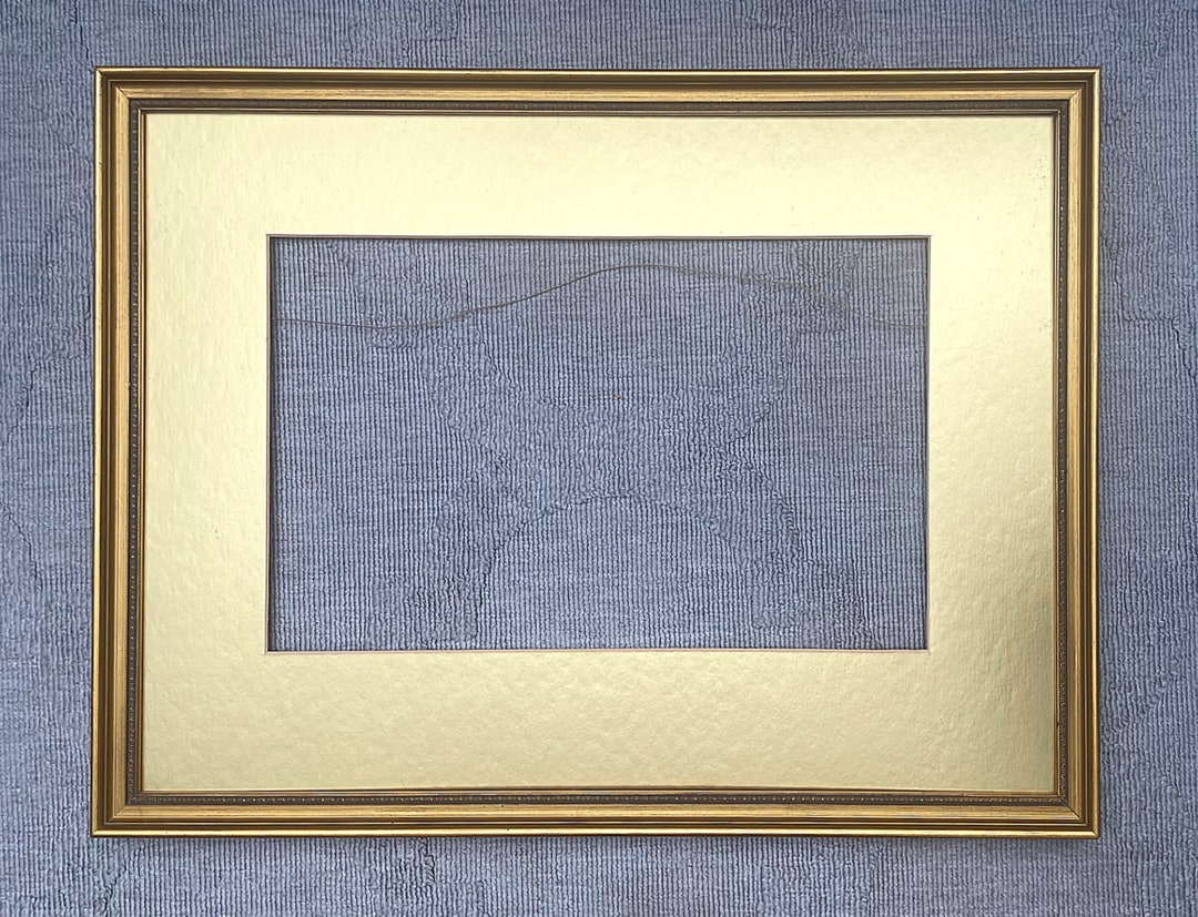 Fine Vintage Gilt Wood & Gesso Gallery Frame With Gilt Mount Inset - Etsy