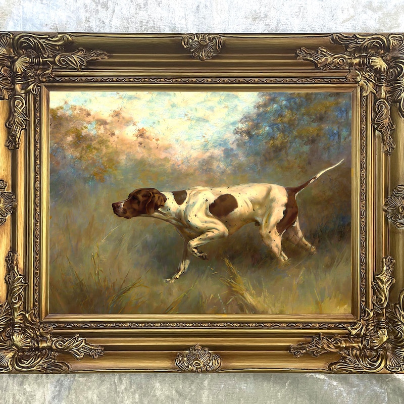 Painting Pointer Dogs - Etsy UK