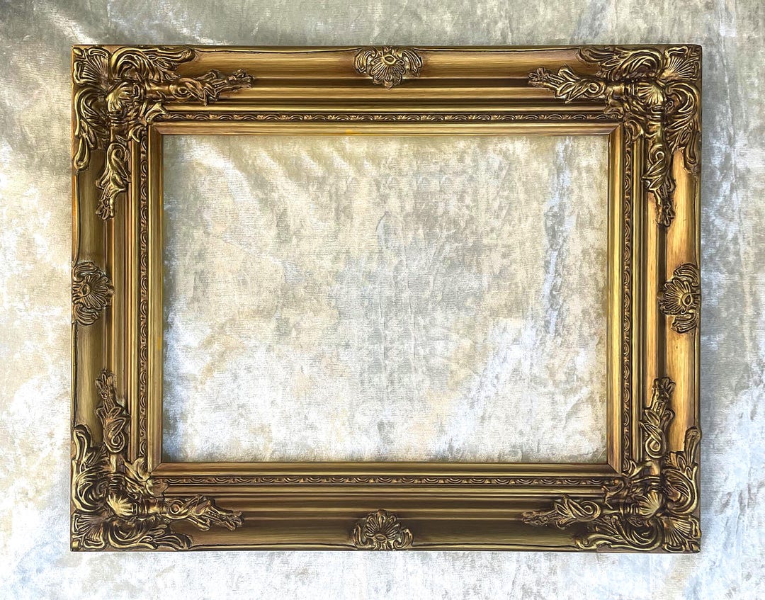 Fine Ornate Rococo Gilt Wood & Gesso Gallery Frame - Etsy