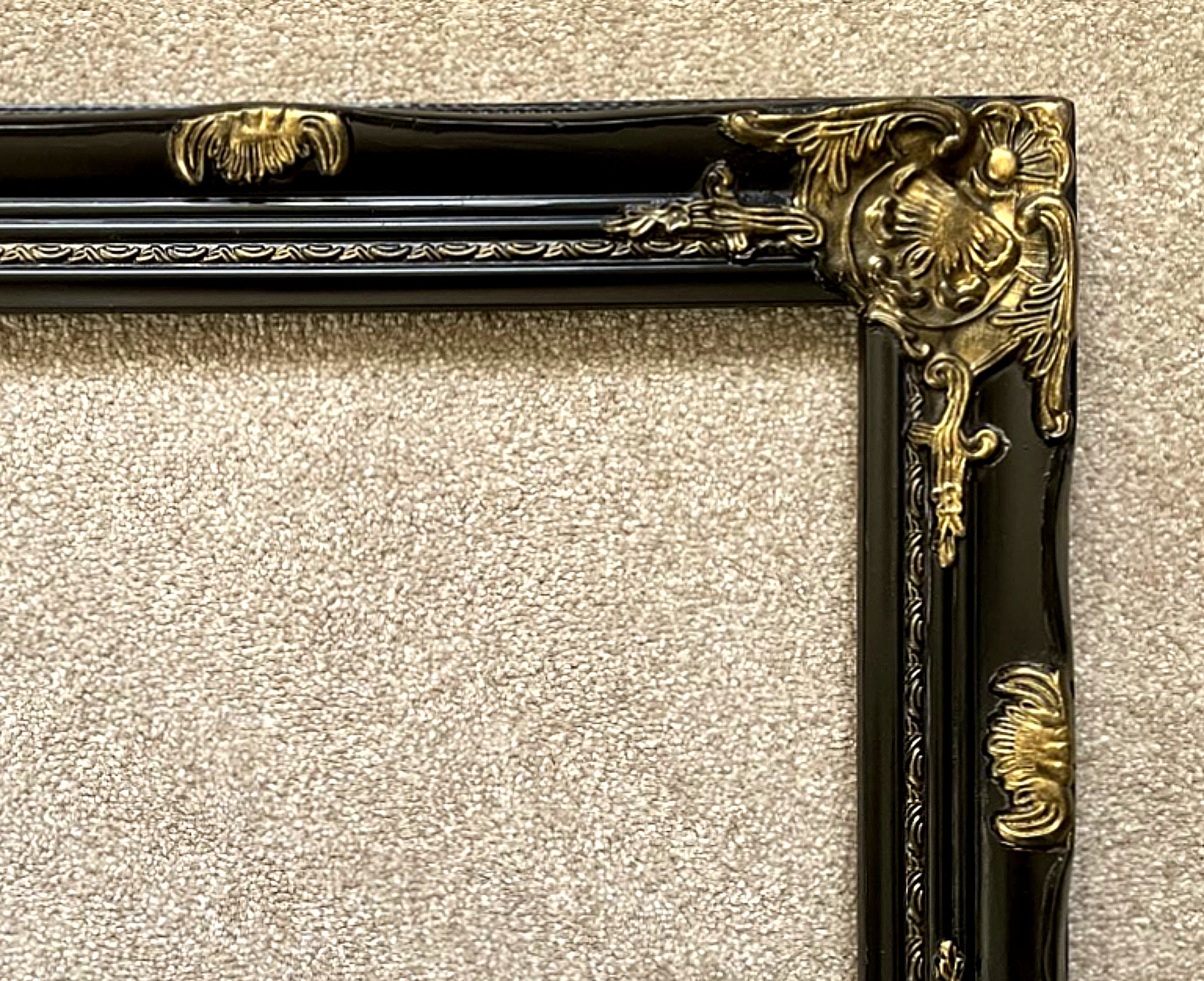 Fine Black & Gold Ornate Rococo Gilt Gesso Gallery Frame - Etsy