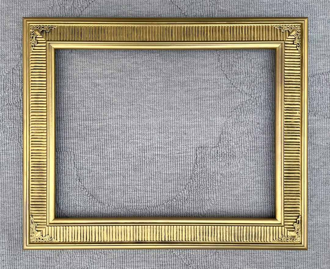 Fine Ornate Gilt Fluted Gallery Picture Frame - Etsy