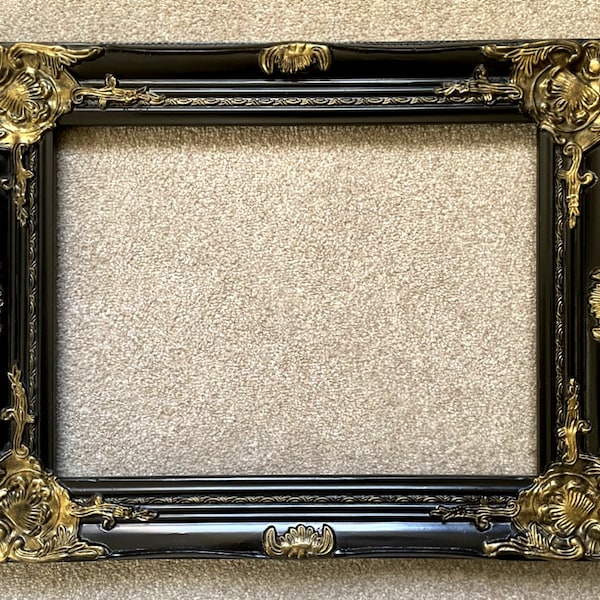 Ornate Black Frame - Etsy