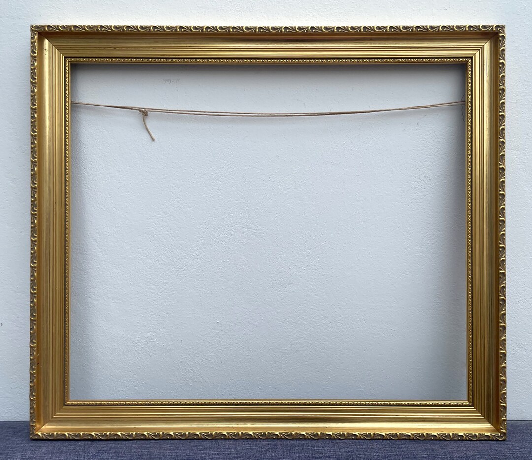 Fine Gilt Wood & Gesso Gallery Picture Frame - Etsy