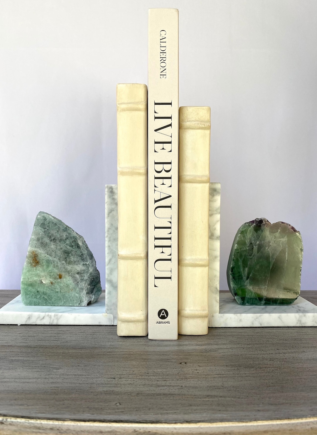 Natural Agate Book Holders - Natural Stone and Marble Elegant Book ...
