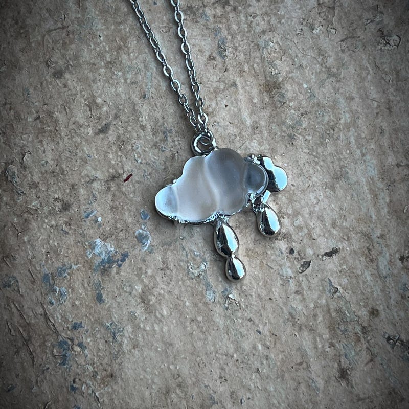 Rain Necklace - Etsy