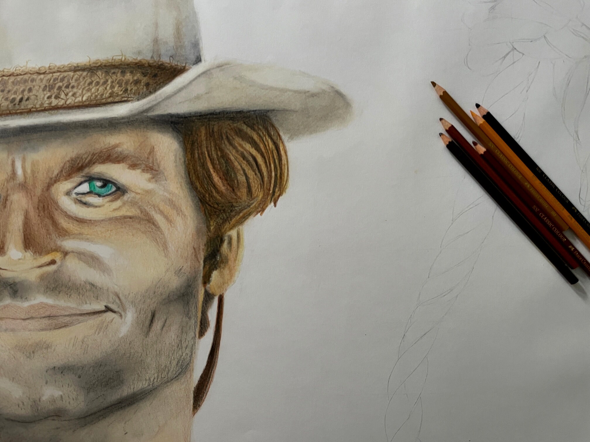 Trinita, Terence Hill Realistic Portrait, Hollywood Actors, Realistic ...
