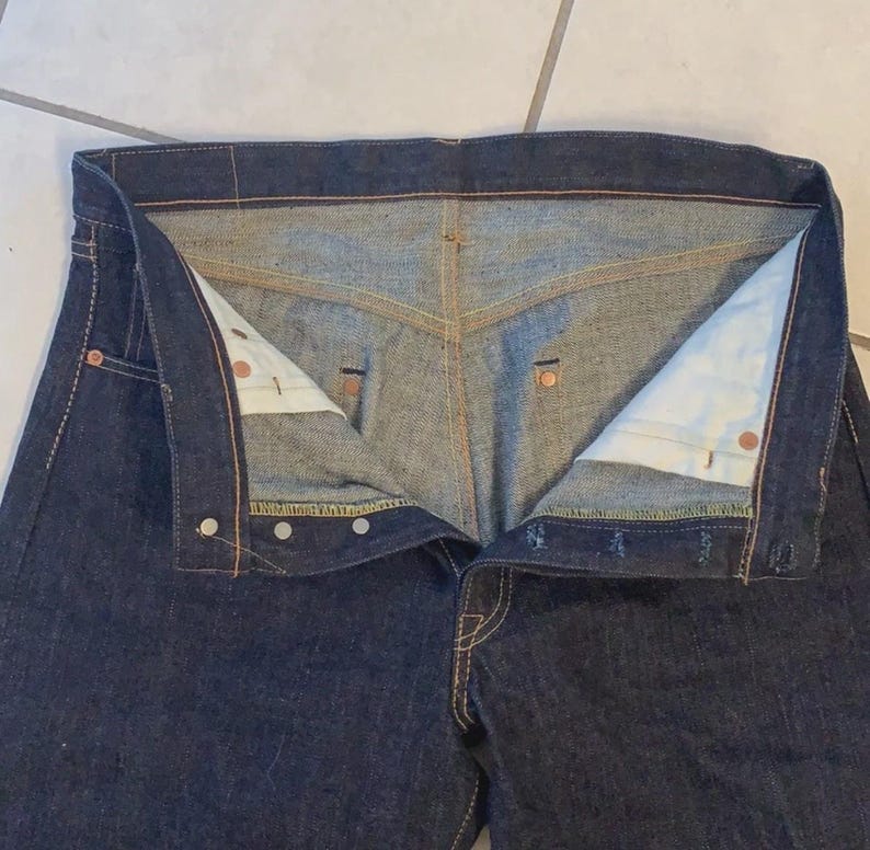 Self Edge Steam Locomotive Japanese Selvedge Denim Jeans 34 Deadstick ...