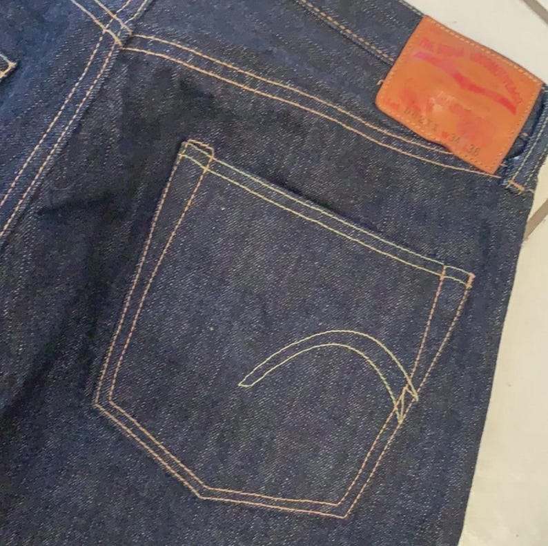 Self Edge Steam Locomotive Japanese Selvedge Denim Jeans 34 Deadstick ...