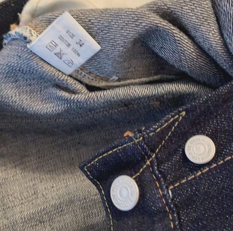 Self Edge Steam Locomotive Japanese Selvedge Denim Jeans 34 Deadstick ...