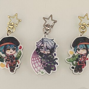 TWST Beans Camo Holographic Acrylic Charms - Etsy