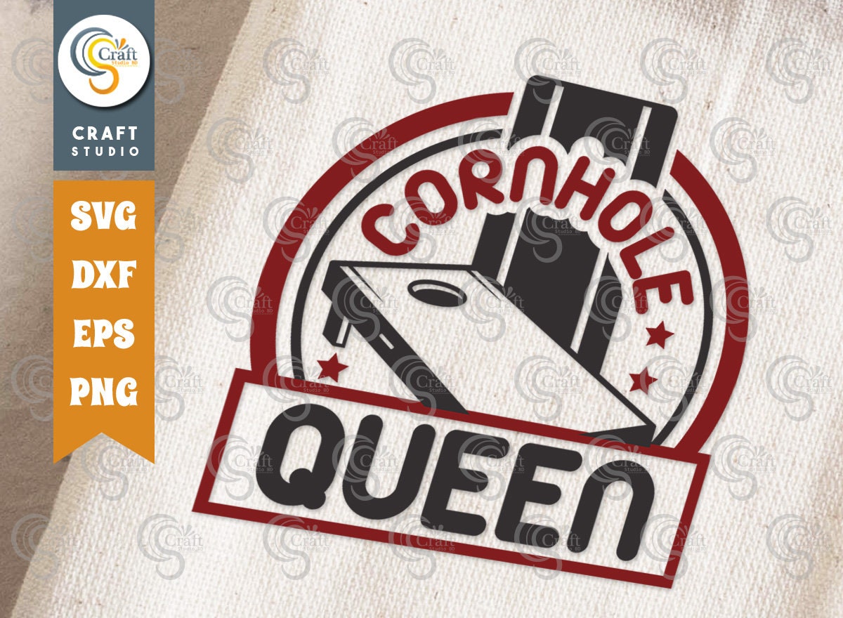 Cornhole Queen SVG Cut File Cornhole Lover Svg Cornhole - Etsy
