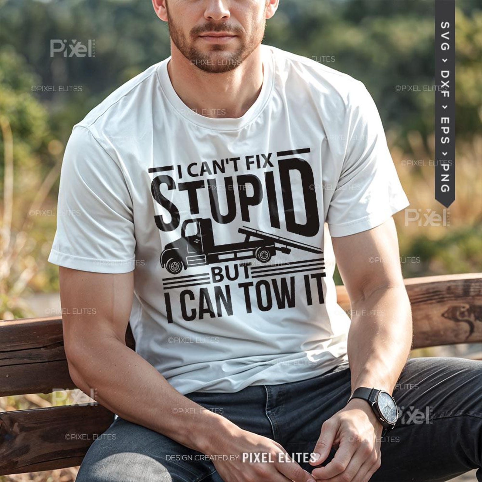 I Can’t Fix Stupid, but I Can Tow It SVG Cut File | Truck Driver Quote ...