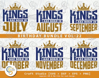 Teddy Bear Birthday Man Png A King Was Born in August - Etsy