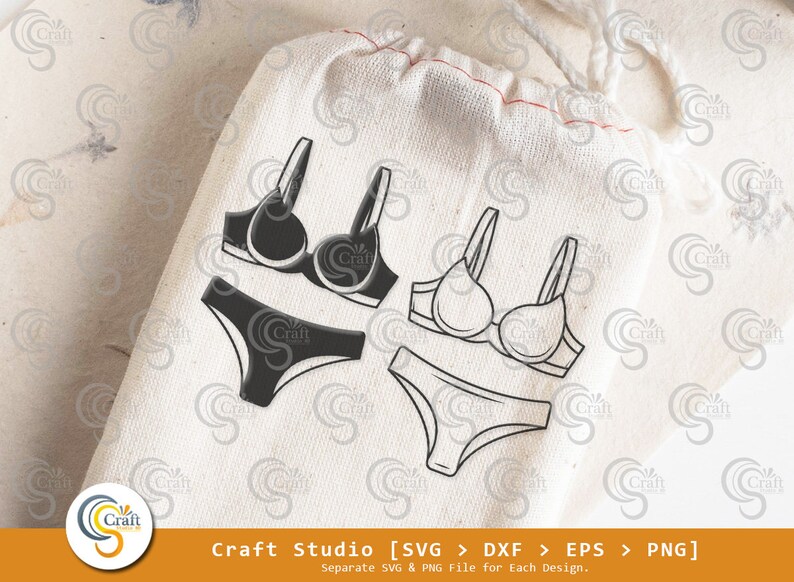 Bra and Panty Svg Lingerie Silhouette Women Underwear Svg - Etsy