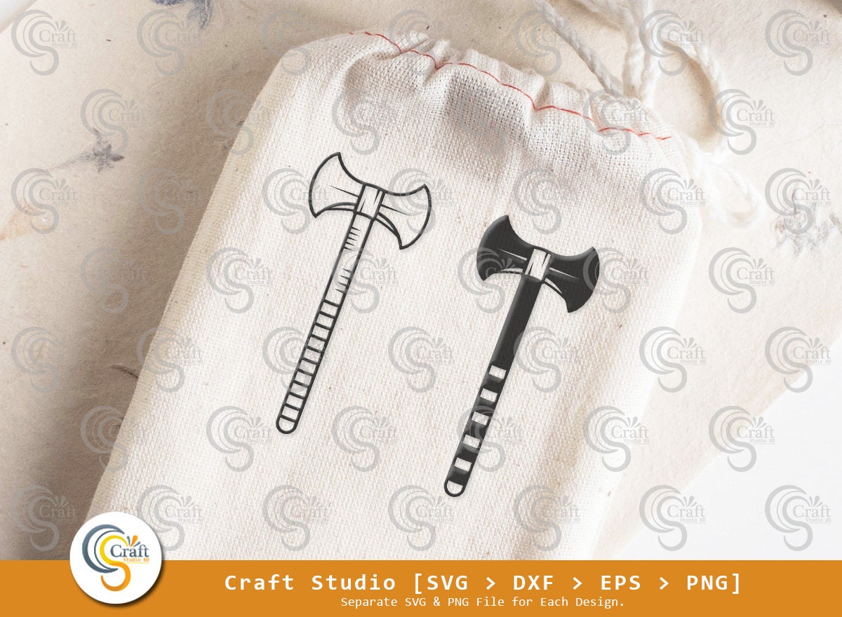 Silueta de hacha Hacha táctica Svg Hacha ancha Svg Doudle - Etsy México