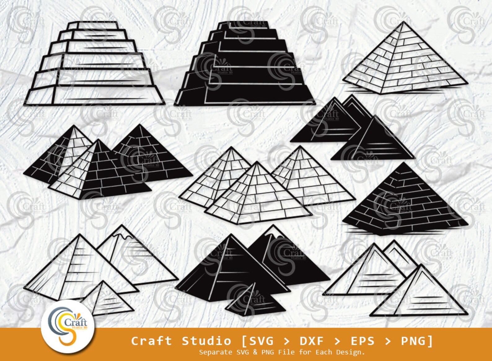 Pyramid Silhouette Egypt Svg Egyptian Svg Landmark Svg - Etsy
