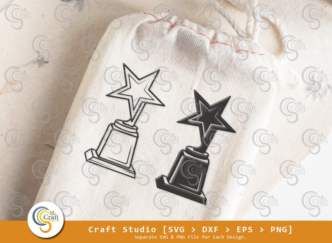 Award Trophy Award Trophy SVG Cut File Trophy Silhouette - Etsy UK
