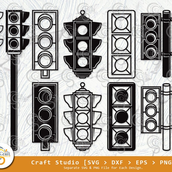 Traffic Light Svg - Etsy