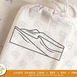 Sand Dunes SVG, Sand Dunes Silhouette, Desert Svg, Rolling Sand Dune ...