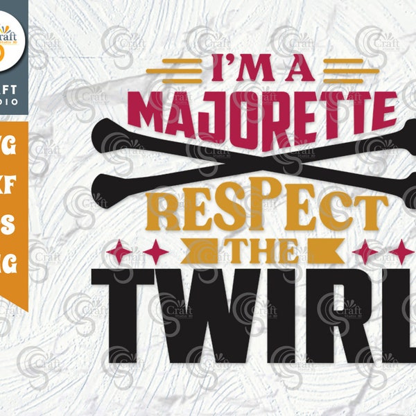 Majorette Svg - Etsy