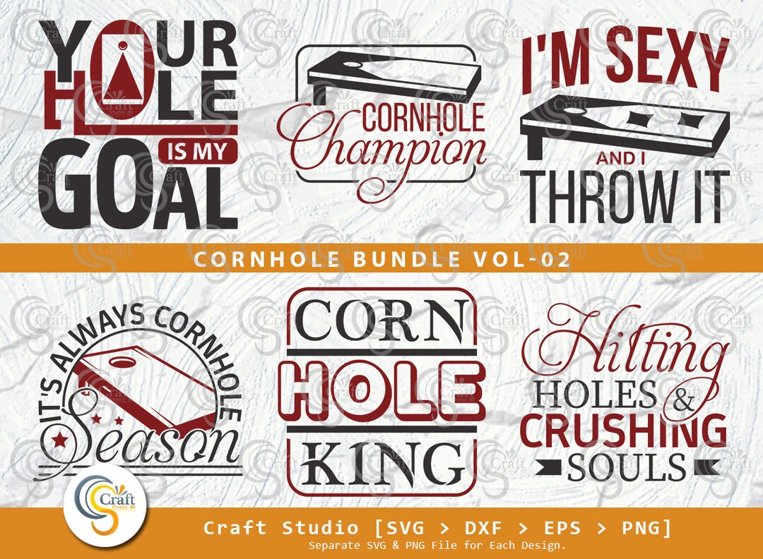 Cornhole Bundle Vol-02 Your Hole is My Goal Cornhole - Etsy