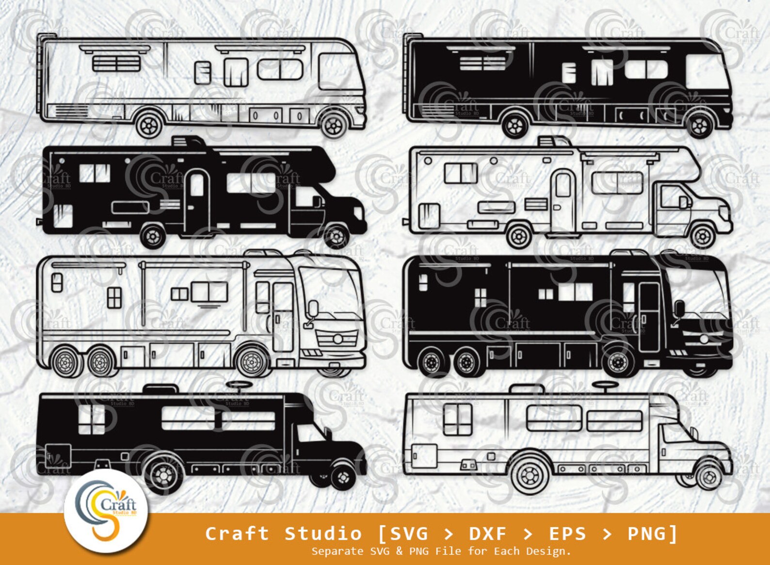 Class A Motorhome Silhouette Camping Car Svg Camper Svg - Etsy