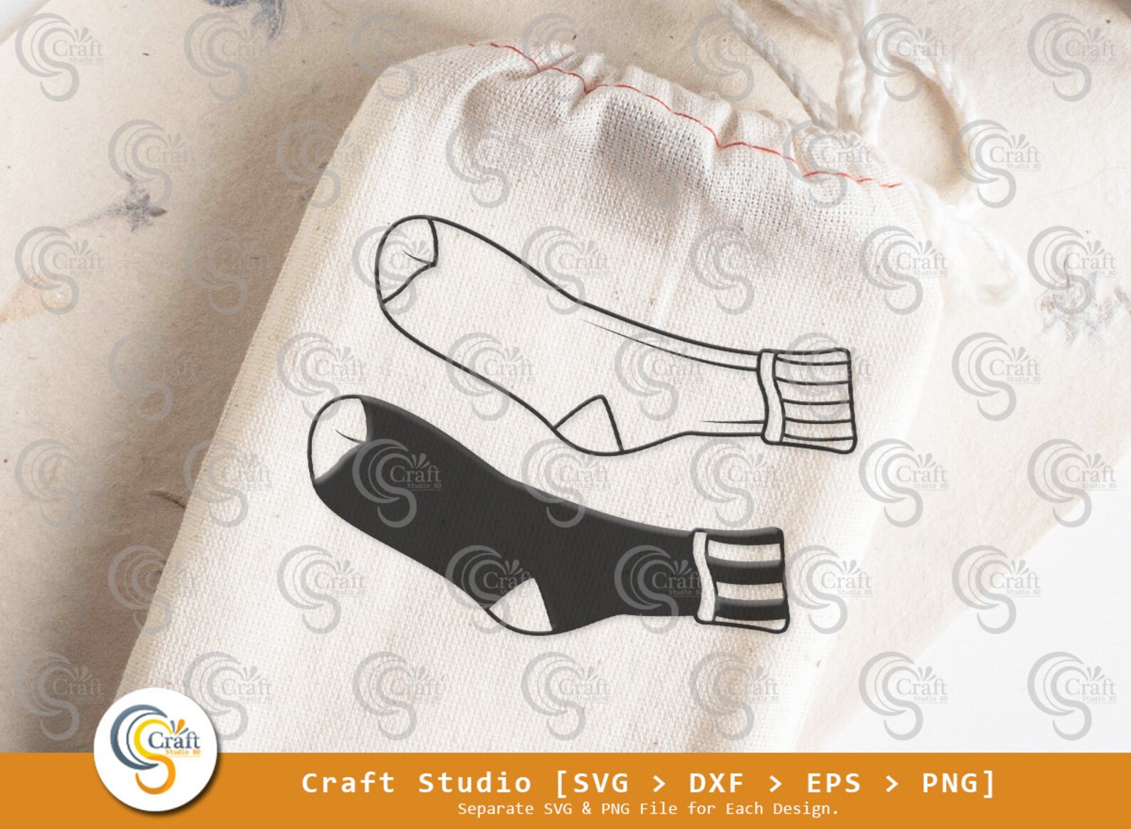 Sock Silhouette Ankle Socks Svg Crew Sock Svg Half Socks - Etsy