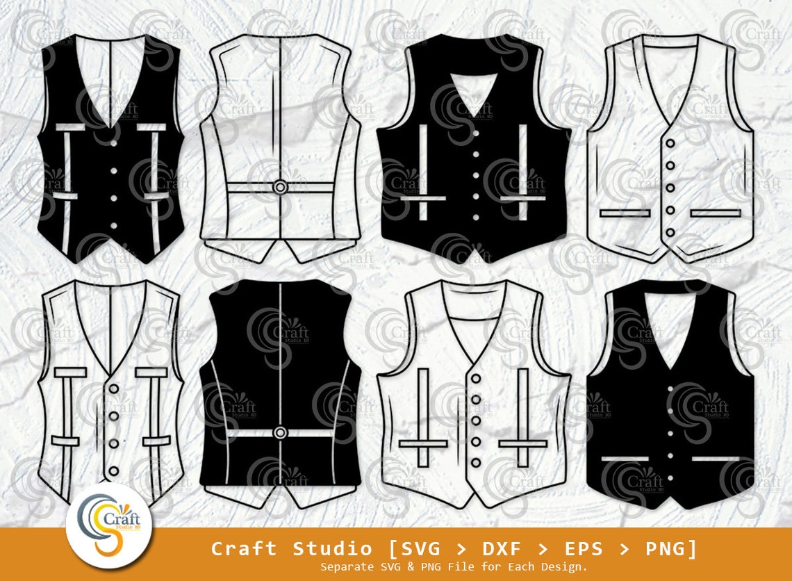 Vest Suit Svg Suit Silhouette Vest Svg Vest Waistcoat Svg - Etsy Canada