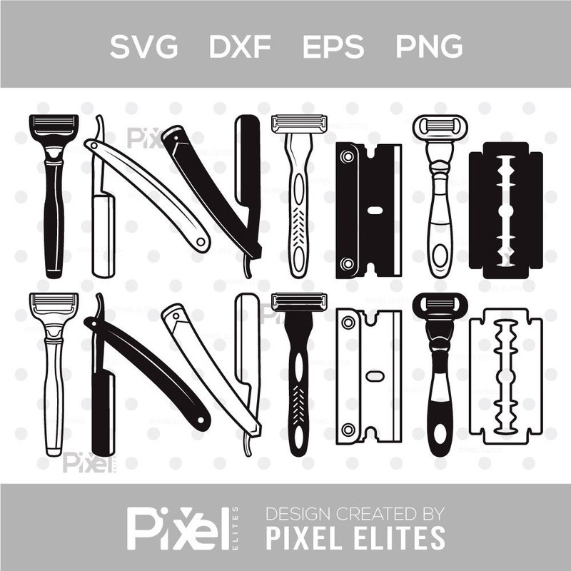 Straight Razor Svg - Etsy