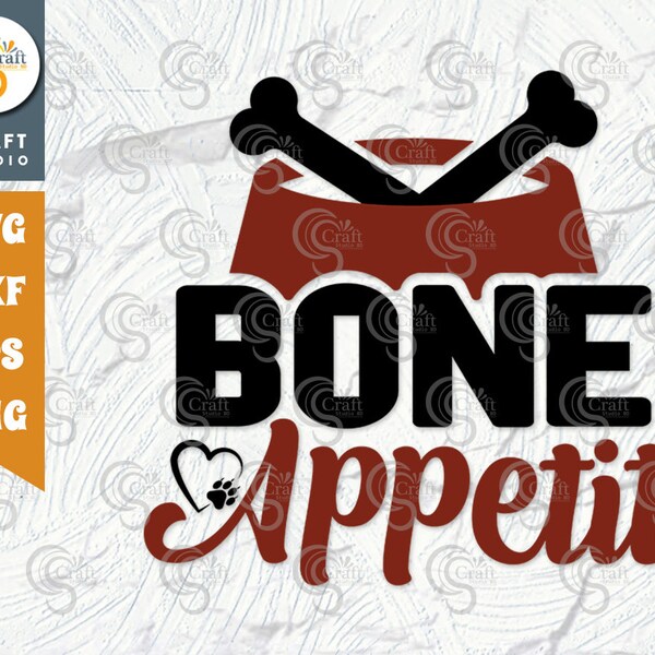 Bone Appetit Svg - Etsy