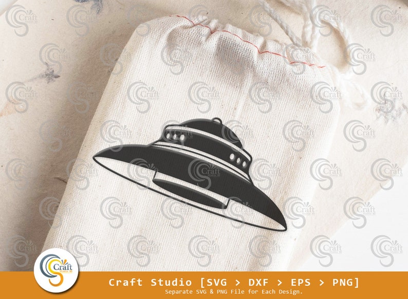 UFO SVG Flying Saucer Silhouette Alien Invasion Svg Alien - Etsy