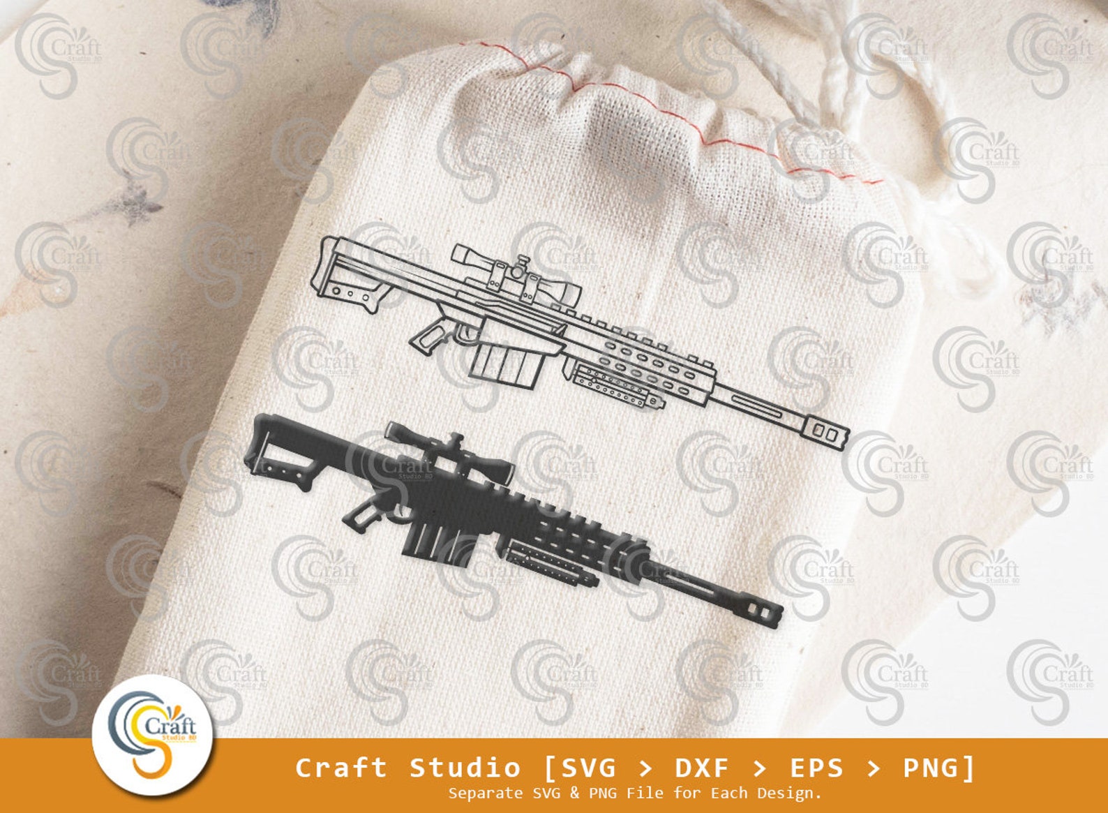 Sniper Rifles Silhouette Sniper Rifles SVG Arctic Warfare - Etsy
