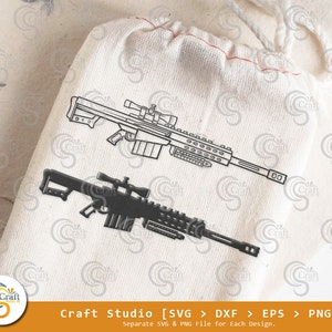Sniper Rifles Silhouette, Sniper Rifles SVG, Arctic Warfare Magnum Svg ...