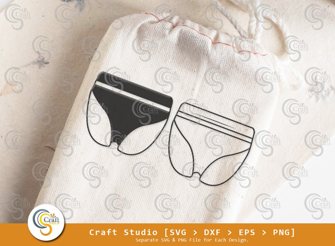 Underwear Men Svg Underwear Silhouette Underwear Boxer - Etsy