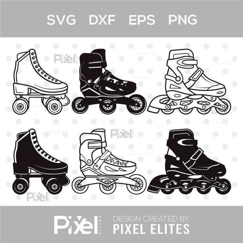 Roller Skating Svg - Etsy