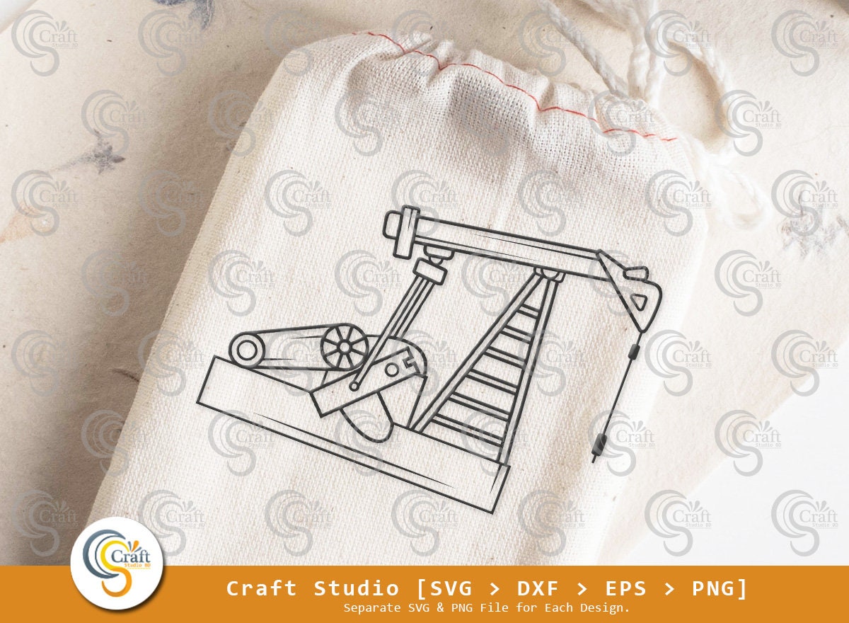 Pump Jack Silhouette Oil Pumpjack Svg Oil Derrick Svg Oil - Etsy Canada