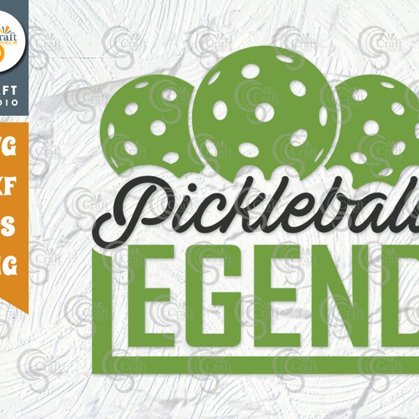 Pickleball Legend Svg - Etsy